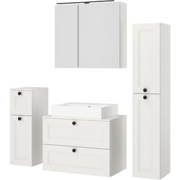 Nobilia Badm&ouml;bel-Set &raquo;Cascada&laquo; wei&szlig; B/H/T: 160cmcm x 181cmcm x 49cmcm