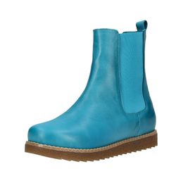 Andrea Conti Damen Stiefelette "Andrea Conti Stiefelette Leder", Gr. 37, blau, Leder, Schuhe