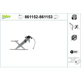 Valeo Fensterheber 861152 hinten links f&uuml;r TOYOTA
