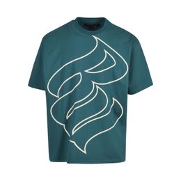 Rocawear Herren Kurzarmshirt "Rocawear Herren Rocawear Woodhaven"petrol, Gr. S, bedruckt, 100% Polyester, Shirts