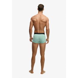 Superdry Herren Boxershorts "TRUNK TRIPLE PACK", Gr. Sschwarz, gr&uuml;n mix, Jersey, Obermaterial: 95% Baumwolle, 5% Elasthan, unifarben, Unterhosen, aus