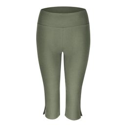 Nur Die Leggings 'Relax & Go' Damen Gr&ouml;&szlig;e XL khaki / oliv