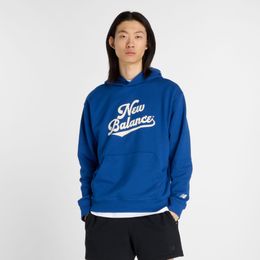 New Balance Sweatshirt Herren Gr&ouml;&szlig;e S blau / wei&szlig;