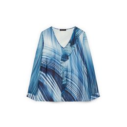 Fiorella Rubino Bluse Damen Gr&ouml;&szlig;e 4XL blau