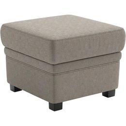 Sit & More sit&more Polsterhocker &raquo;Savona, B: 58 cm&laquo; individuell zu kombinieren 100% Polyester B/H/T: 58cm x 45cm x 58cm, Chenille, ohne Stauraum