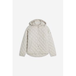 Cinque Damen Steppjacke "CIPHIL", wei&szlig;, Gr. 42, unifarben, Web, Obermaterial: 100% Polyamid, Jacken, mit abnehmbarer Kapuze, Oversize Fit, leicht