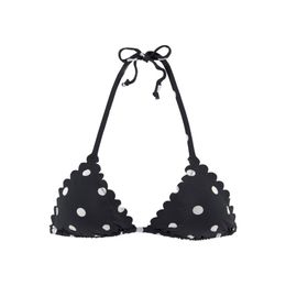 Lascana Bikini-Top Damen Gr&ouml;&szlig;e 80 schwarz / wei&szlig;