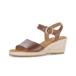 Gabor Damen Keilsandalette "Keilsandalette", Gr. 42, braun, Schuhe