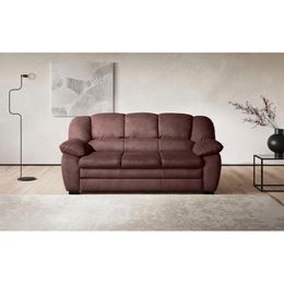 COTTA 2,5-Sitzer &raquo;Casino Sofa, Garnitur: Sessel 2,5-Sitzer, B: 185 cm, Sitzh&ouml;he 43 cm&laquo; Polstergarnitur, auch als Set erh&auml;ltlich braun Luxus-Microfaser