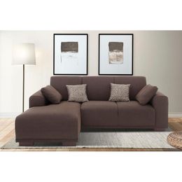 OTTO home Ecksofa &raquo;BORNHOLM L-Form, B: 234 cm - OTTO. Verl&auml;ssliche Qualit&auml;t.&laquo; Recamiere links oder rechts bestellbar, Wellenfederung, inkl. 2 Kissen 