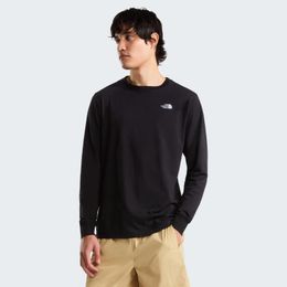The North Face Herren Langarmshirt "M EVOLUTION SIMPLE DOME REGULAR LONG SLE", schwarz, Gr. XL, Obermaterial: 60% Baumwolle, 40% Polyester, Shirts,