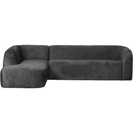 Woood Ecksofa &raquo;Sloping Bezug mit Zickzack-Federung, H 77 x B 274 x T 225/87 cm&laquo; Jacquard-Velvet, Tragkraft 250 kg, Ausgezeichnete Verschlei&szlig;festigkeit