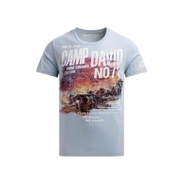 CAMP DAVID T-Shirt 'Dune Crusher' Herren Gr&ouml;&szlig;e XL hellblau
