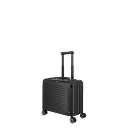 Travelite Herren Travelite Hartschalen-Trolley &raquo;NEXT Trunk Reisekoffer Aluminium&laquo; 32 l 4 Rollen Koffer, mit extra gro&szlig;em Stauraum und stabilem Rahmen 