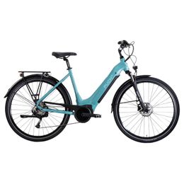 Puch Damen Puch &raquo;Puch C5.3 ALIVIO / BOSCH 500 Wh 28" gr&uuml;n 9-G&auml;nge&laquo; 9 Gang Shimano Alivio RDM3100 Schaltwerk Kettenschaltung Mittelmotor 250 W BOSCH 