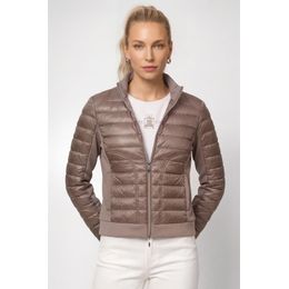 monari Damen Steppjacke "Jacke Stepp + Neopren", braun, Gr. 42, unifarben, Web, Obermaterial: 100% Polyamid. Futter: 100% Polyamid. F&uuml;llung: 100%