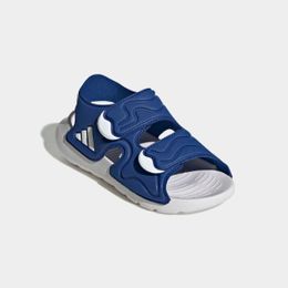 M&auml;dchen Badesandale "ALTASWIM 3 SANDALE F&Uuml;R KINDER", adidas Sportswear, Gr. 33, blau, Synthetik, Schuhe, Badelatschen f&uuml;r Kinder & Jugendliche
