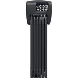 Abus Faltschloss &raquo;Bordo Combo 6000C/90 LED SH&laquo; mit Halterung schwarz Blacklist Faltschloss