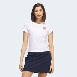 Damen T-Shirt "W BU DRIVER T", wei&szlig;, Gr. S, adidas Performance, Obermaterial: 100% Baumwolle, Shirts, mit Rundhalsausschnitt, f&uuml;r Erwachsene, aus