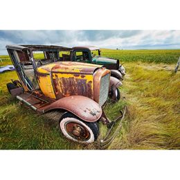 papermoon Fototapete &raquo;Oldtimer&laquo; bunt Vlies B/L: 3m x 2,23m, Bahnen: 6 Stk.