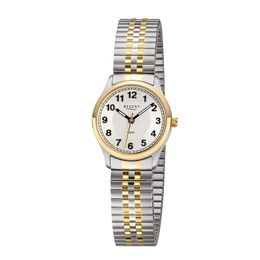 Regent Uhren Regent Damen Quarzuhr Armbanduhr, Damenuhr, Edelstahlarmband, analog gold Einheitsgr&ouml;&szlig;e