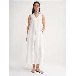 Mixray Kleid Damen Gr&ouml;&szlig;e 36 wei&szlig; Sommerkleid