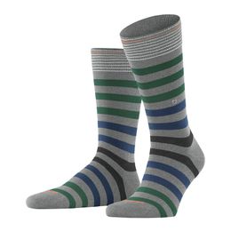 Burlington Herren Socken &raquo;Blackpool&laquo; modernes Streifenmuster, Einheitsgr&ouml;&szlig;e 40-46, -Clip bunt 40-46