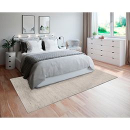 OTTO home Wollteppich &raquo;Punam, handgekn&uuml;pft&laquo; rechteckig 28 mm H&ouml;he echter Berber aus Marokko, einfarbig, reine Wolle, Wohnzimmer beige Wolle B : 250cm 