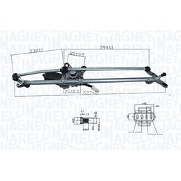 MAGNETI MARELLI Scheibenreinigungsanlage 064376900010 vorne f&uuml;r SAAB