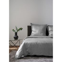 APELT Bettw&auml;sche &raquo;Annie&laquo; 2 Bettw&auml;sche-Set mit Rei&szlig;verschluss, Baumwoll-Satin, Digitaldruck Satin (Bio-Baumwolle), Bezug: 100% Baumwolle B/L: 155cm x 