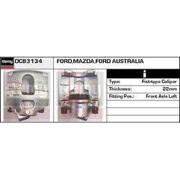 DELCO REMY Bremssattel Remy Remanufactured dc83134 f&uuml;r Ford MAZDA