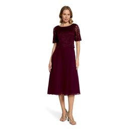 Vera Mont Damen Cocktailkleid "Damen mit Spitze", rot, Gr. 36, Obermaterial: 100% Polyester. Futter: 100% Polyester, Kleider, Spitze