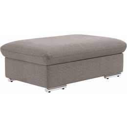 Sit & More sit&more Polsterhocker &raquo;Valantine, B: 101 cm&laquo; individuell zu kombinieren grau 100% Polyester B/H/T: 102cm x 43cm x 68cm, Flachgewebe