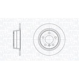 MAGNETI MARELLI Bremsscheibe 361302040733 290mm 11mm f&uuml;r BMW
