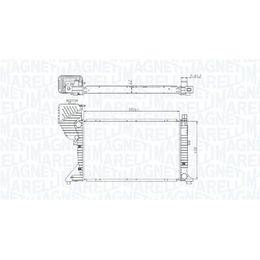 MAGNETI MARELLI K&uuml;hler, Motork&uuml;hlung 350213177400 f&uuml;r Mercedes