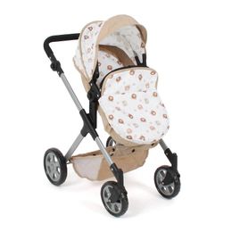 Bayer Chic 2000 CHIC2000 Kombi-Puppenwagen &raquo;Mila&laquo; mit schwenkbaren Vorderr&auml;dern Einheitsgr&ouml;&szlig;e Kombi-Puppenwagen