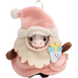 Nici Kuscheltier &raquo;mymochi, Set Pony Hoppi grau 8cm mit Geschenk & Weihnachtsmannkost&uuml;m&laquo; in Geschenkbox grau Einheitsgr&ouml;&szlig;e Kuscheltier