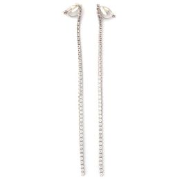 Firetti Damen Paar Ohrclips &raquo;elegant, zeitlos, feminin&laquo; mit Strassstein wei&szlig; Metall
