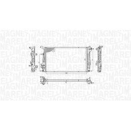 MAGNETI MARELLI K&uuml;hler, Motork&uuml;hlung 350213200600 f&uuml;r RENAULT