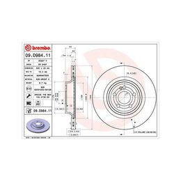 MAGNETI MARELLI Bremsscheibe 360406175001 bel&uuml;ftet 345mm 22mm f&uuml;r Mercedes