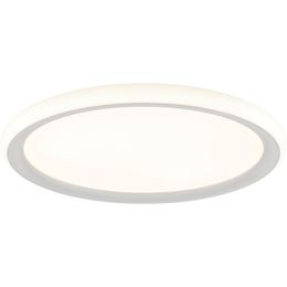 LED Deckenleuchte &raquo;Carloz&laquo; LED-Modul 1 Stk. Warmwei&szlig; LED Panel dimmbar, 3 Licht-Modi, 3000 K, Memoryfunktion wei&szlig; 1, &Oslash; 30cm H: 3cm, 1 Stk.