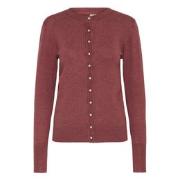 Pulz Strickjacke 'PZSARA' Damen Gr&ouml;&szlig;e S rotmeliert