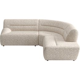 sit&more Ecksofa &raquo;Scrabble, L-Form, B: 248cm&laquo; Modernes Design in verschiedenen Stoffarten beige 100% Polyester B/H/T: 248cm x 80cm x 248cm, Chenille, 