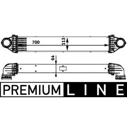 Mahle Ladeluftk&uuml;hler BEHR HELLA SERVICE *** PREMIUM LINE ci84000p f&uuml;r Mercedes
