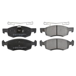 SWAG Bremsbelagsatz, Scheibenbremse 60916750 Vorderachse f&uuml;r NISSAN DACIA