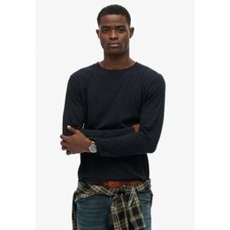 Superdry Herren Langarmshirt &raquo;CLASSIC ESSENTIAL TOP&laquo; blau M