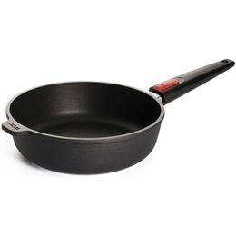 Woll Bratpfanne &raquo;MADE IN GERMANY - Nowo Titanium&laquo; Aluminiumguss 1 Stk. tlg. schwarz &Oslash; 24cm + H&ouml;he 7cm