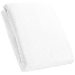 Kum Spannbettlaken &raquo;Mikrofaser-Fleece Spannbetttuch&laquo; bis ca. 25 cm Matratzenh&ouml;he, weich & kuschelig wei&szlig; Microfaser-Fleece, Obermaterial: 100% 