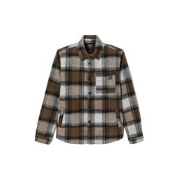 Le Temps Des Cerises Button Up Shirt male size M Brown / Light brown / Grey / Light grey