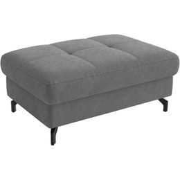 Sit & More sit&more Polsterhocker &raquo;Vanity, B: 103 cm&laquo; grau 100% Polyester B/H/T: 103cm x 45cm x 69cm, Chenille,mit Stauraum